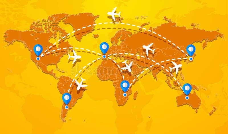 Explore el viaje el mundo stock de ilustración. Ilustración de cartel ...