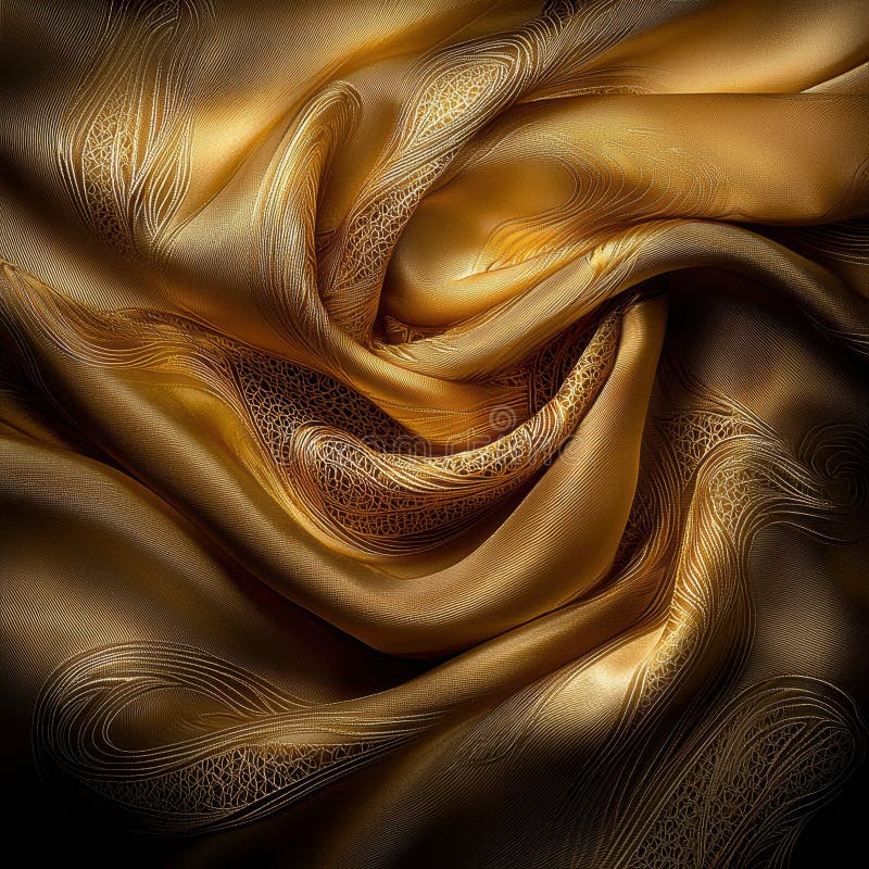 Explore the Elegance of Gold Fabric Patterns for Any Design Project You ...
