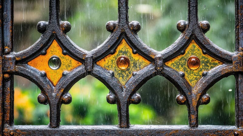 Explore the Elegant Charm of an Artistic Window Frame, Showcasing ...