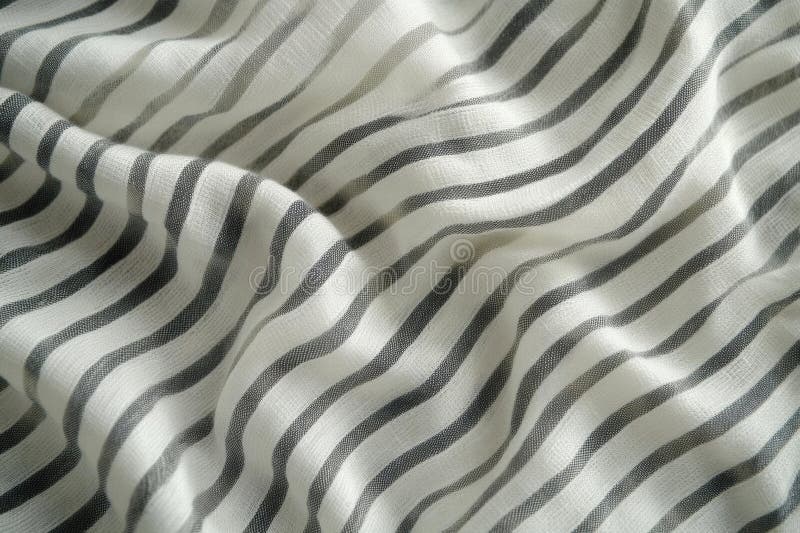 Explore the Elegant Drape and Texture of Striped Fabric, a Detailed ...