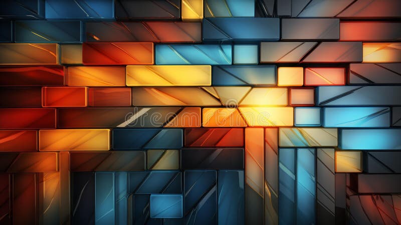 Explore an Elegant Glass Tile Texture with a Glossy Surface, Vibrant ...