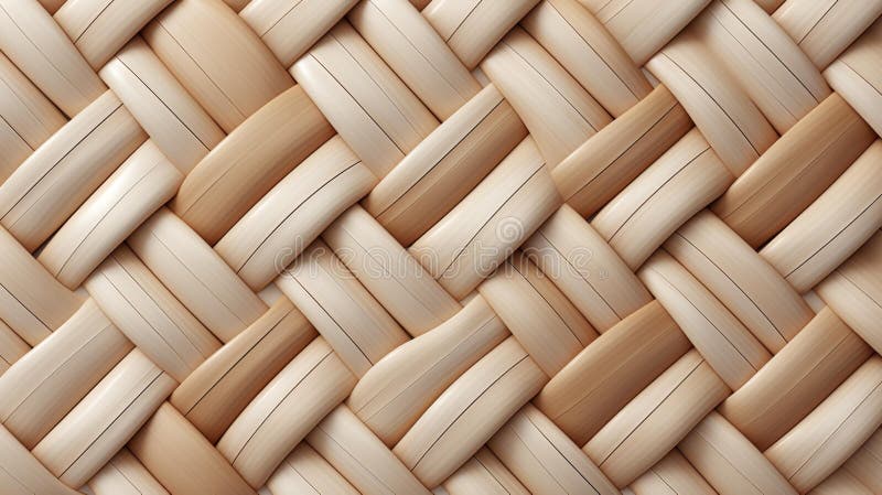 Explore Elegant Rattan Weave Artwork with Organic Shapes, Flat Texture ...