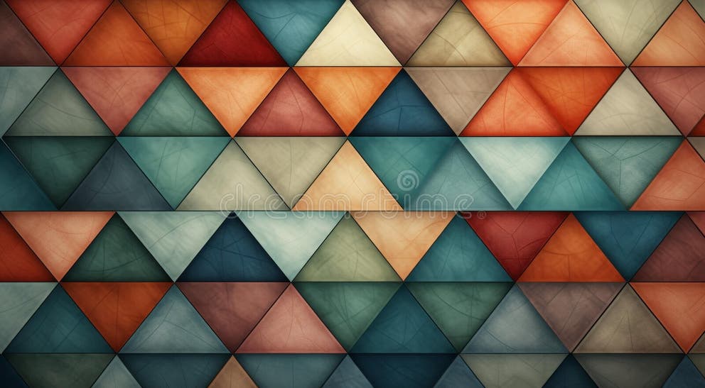 Triangle Seamless Texture Stock Illustrations – 206,859 Triangle ...