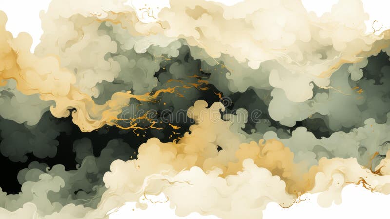 Explore the Elegant World of Ink Blot Textures with Soft Tones and ...