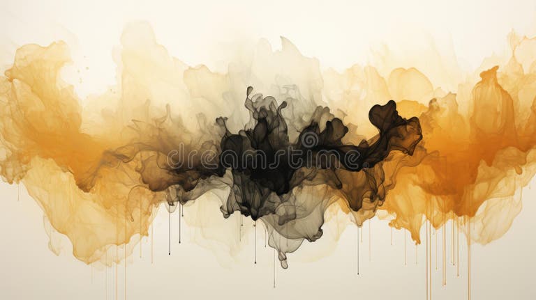 Explore the Elegant World of Ink Blot Textures with Soft Tones and ...