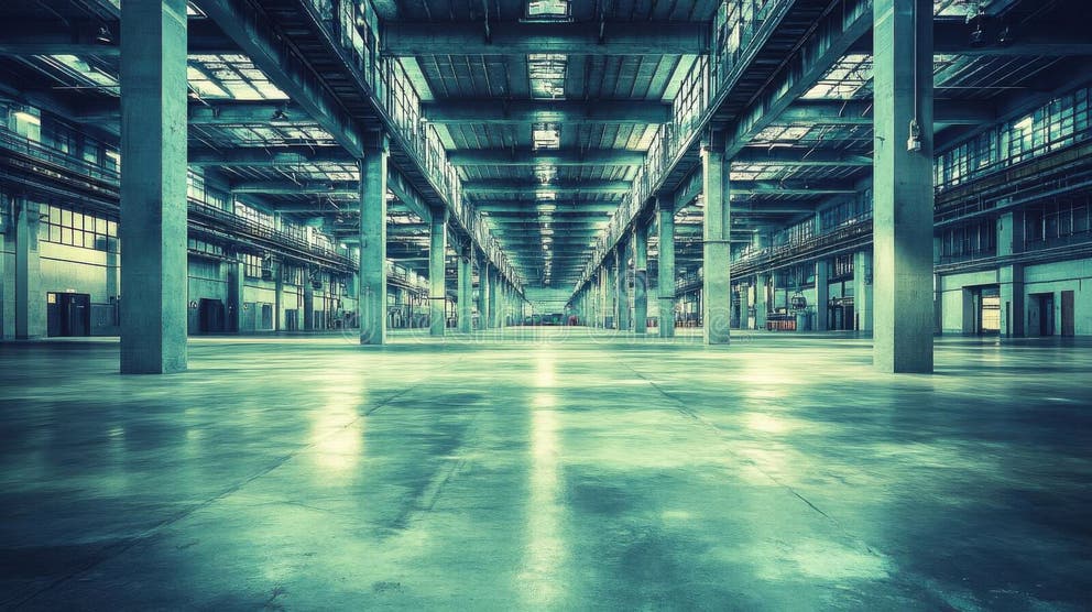 Explore Empty Structure with Industrial Design and Architecture Stock ...