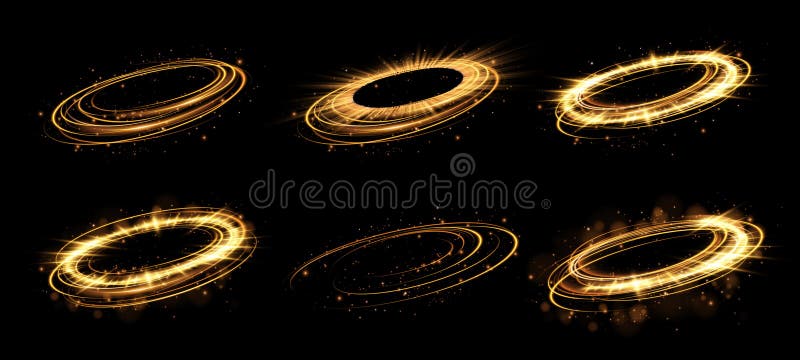 Explore the Enchanting Golden Magic Ring Effects Set Designed ...