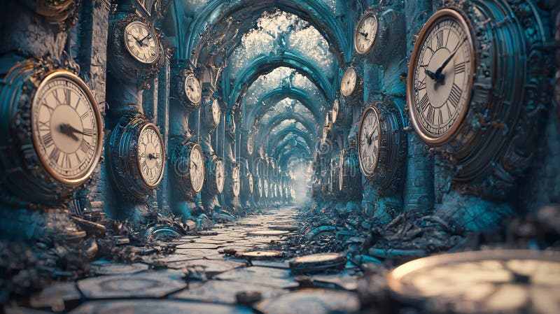 Explore the Endless Dimensions of Time through Intricate Clock-laden ...