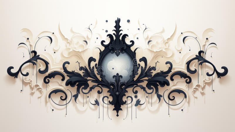 Explore the Enigmatic Allure of Intricate Ink Blot Patterns in this ...