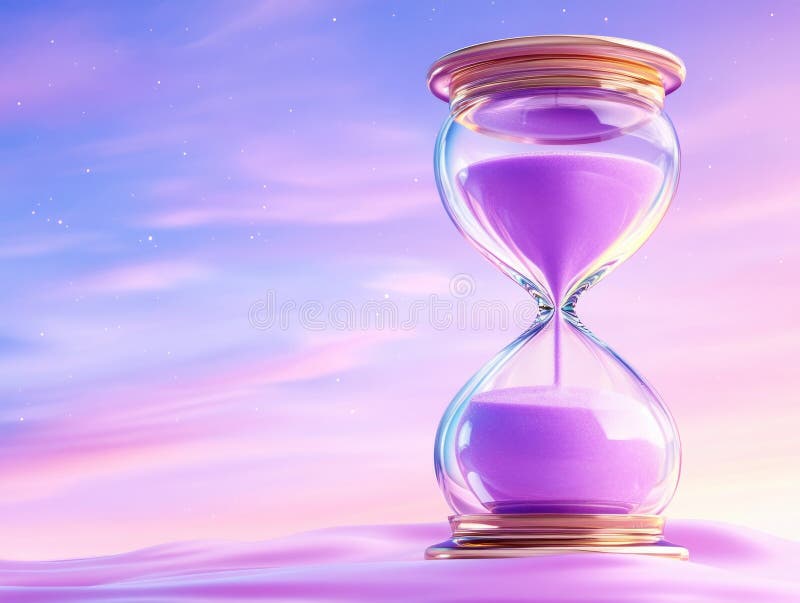 Explore the Enigmatic Depths of an Abstract Hourglass with Distorted ...