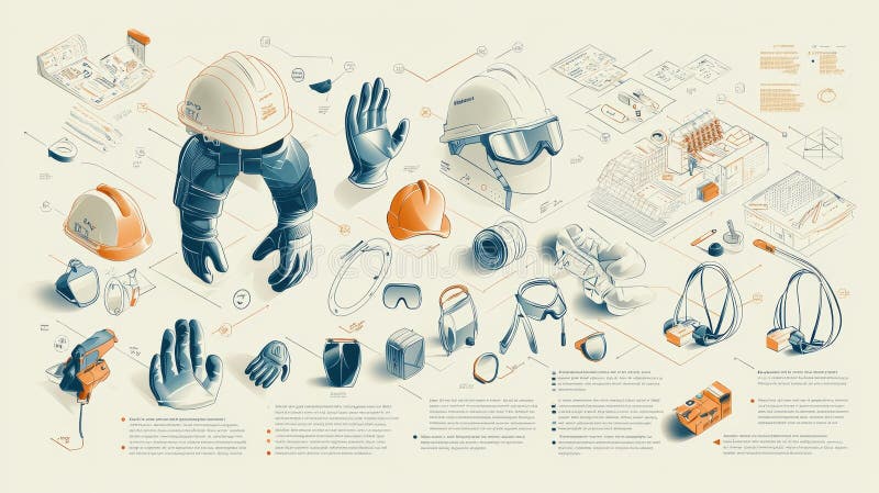 Explore Essential Work Safety Gear: a Comprehensive Poster Showcasing ...
