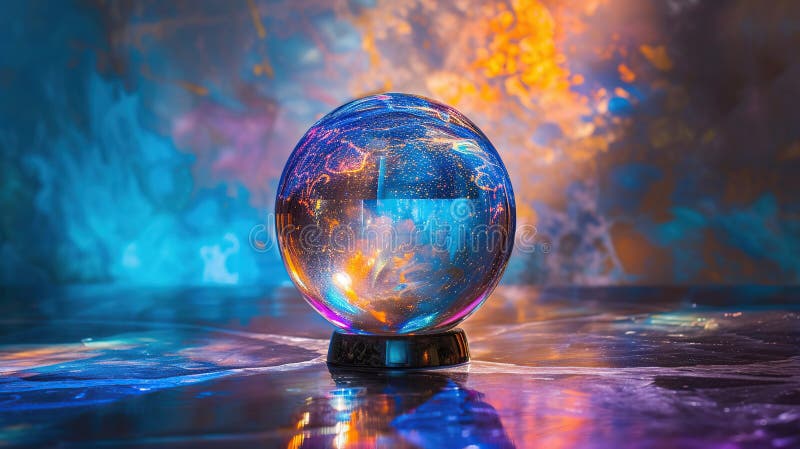 Explore the Ethereal Allure of the Mystical Crystal Orb, Radiating ...