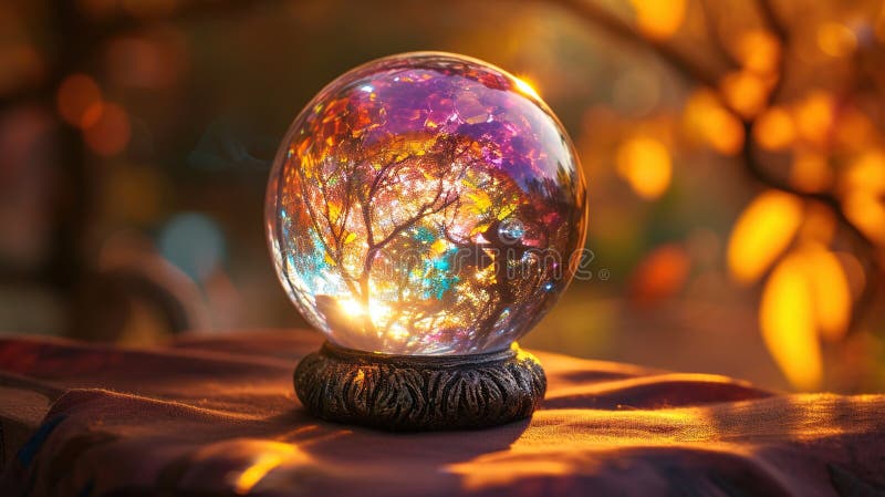 Explore the Ethereal Allure of the Mystical Crystal Orb, Radiating ...