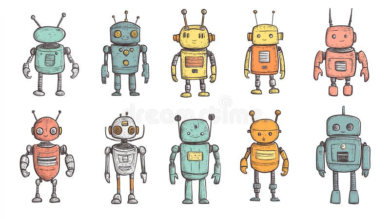 The Evolution of Robot Characters in Animation and Media Set - AI ...