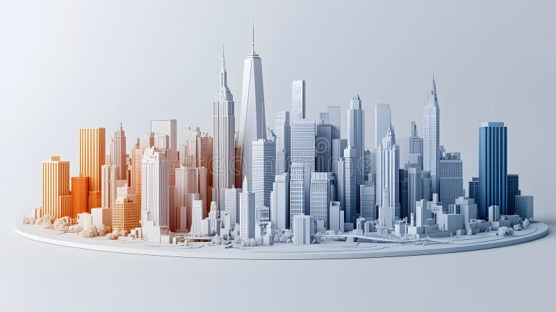 Explore the Evolution of a Vibrant Cityscape Created through Generative ...