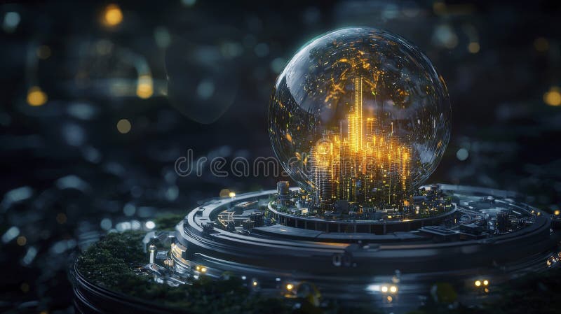 Innovative Green Cities Embracing Geo-technology Futuristic Urban ...