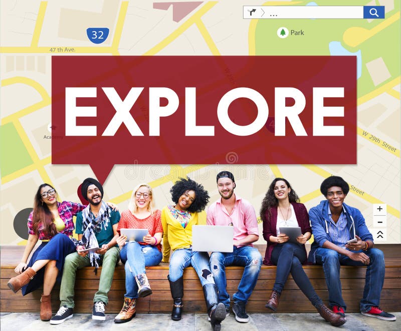 Explore Exploring Experience Travel Adventure Concept Stock Image ...