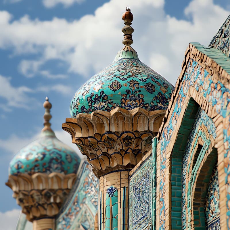 Explore Exquisite Turquoise Domes and Intricate Tilework of ...