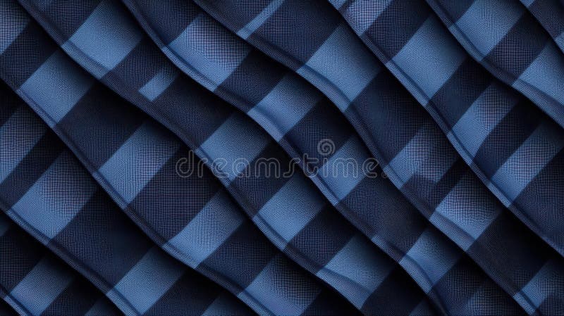 Explore the Eyecatching Detail of this Wavy Plaid Fabric, Featuring ...