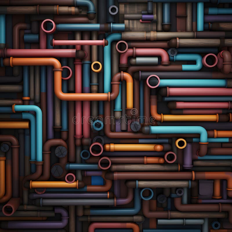 Abstract Pipes Wall Texture Close Up for Web Design and Backgrounds ...
