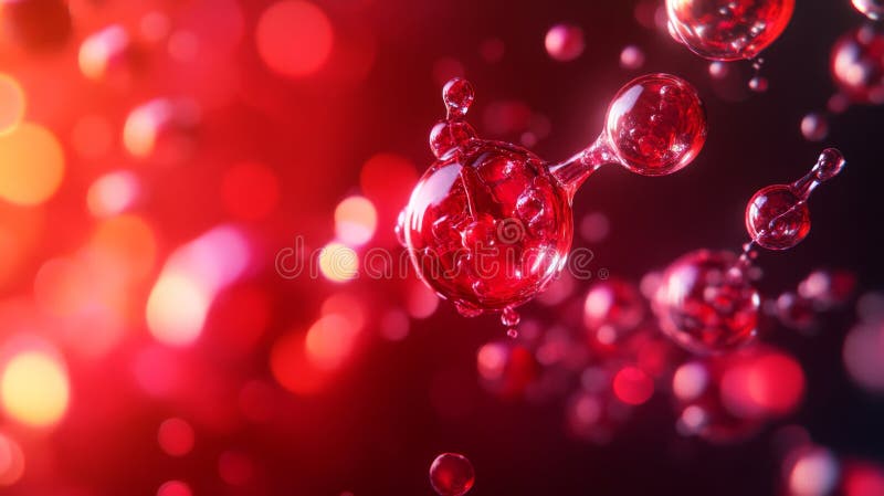 Astaxanthin Molecules As Antioxidants Neutralizing Free Radicals Stock ...