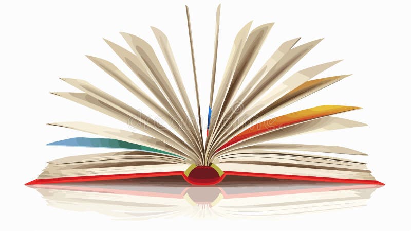 Explore the Fascination of Reading with Abstract Vector Illustration ...