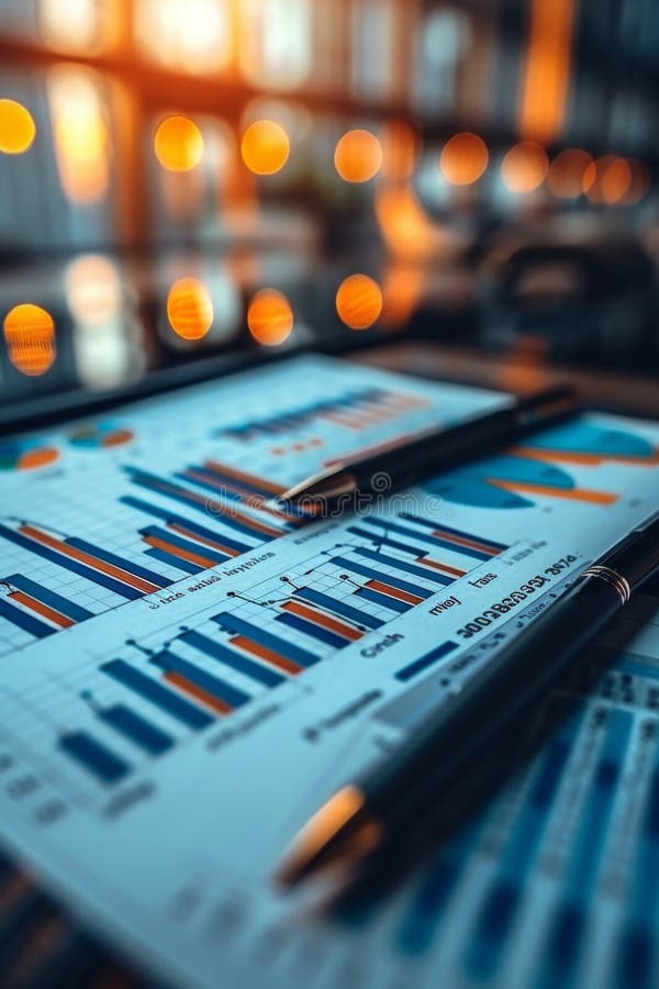 Explore Financial Graphs and Charts Displaying Upward Trends with Data ...