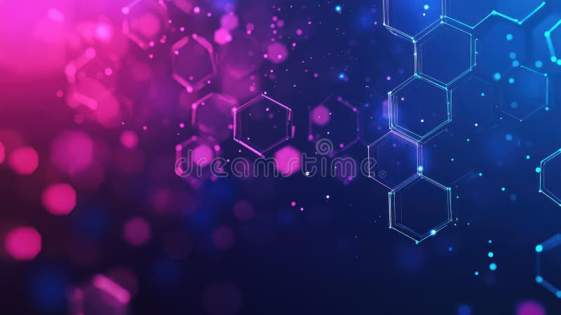 Explore the Future this Abstract Hexagons Design Blends Digital Tech ...