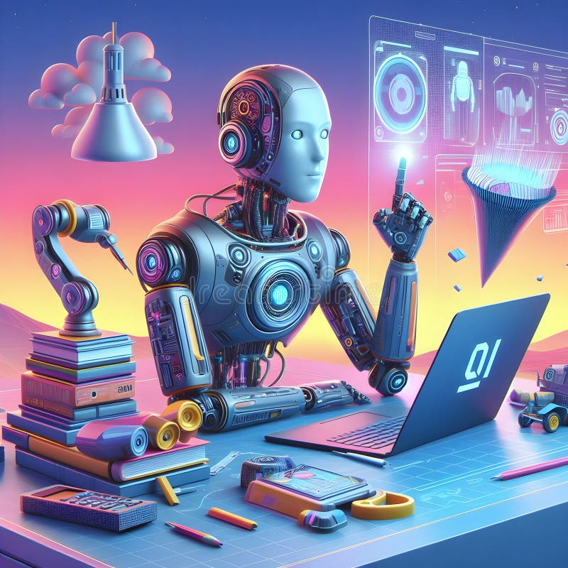 Futuristic AI-Designed Drone with Bionic Wings Takes Flight Stock ...