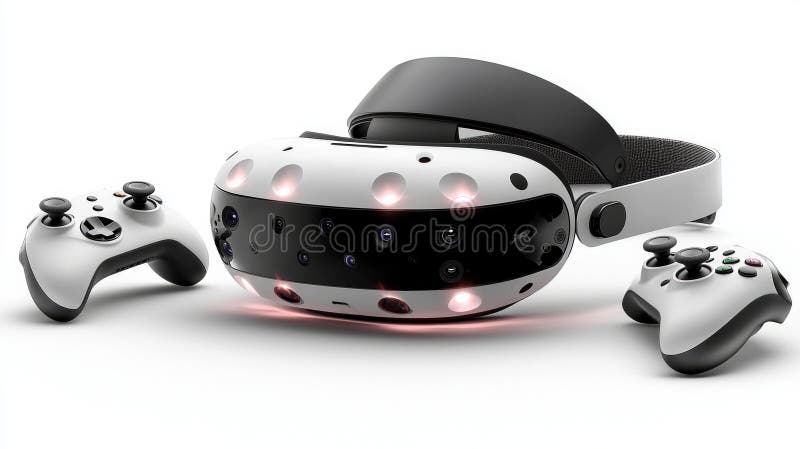 Explore Future Entertainment Sleek Virtual Reality Headset and ...