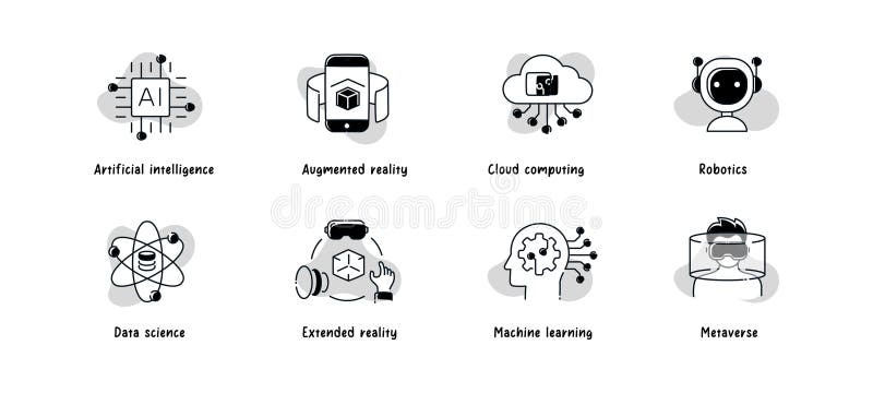 Explore the Future of Technology with this Comprehensive Icon Set ...