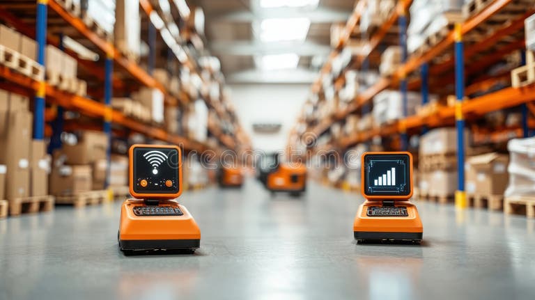 Innovative Warehouse Technology with Smart Robots for Inventory ...