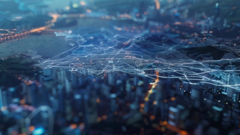 Explore a Futuristic City Filled with Dazzling Lights and Cutting-edge ...