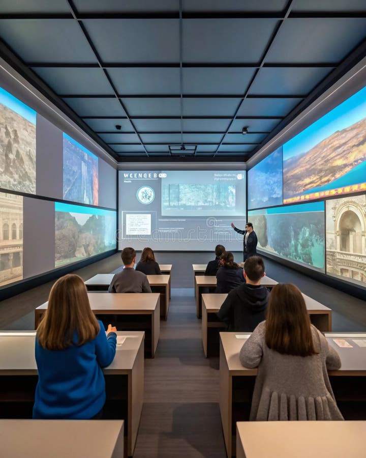 Explore a Futuristic Holographic Classroom with Interactive 3D Learning ...
