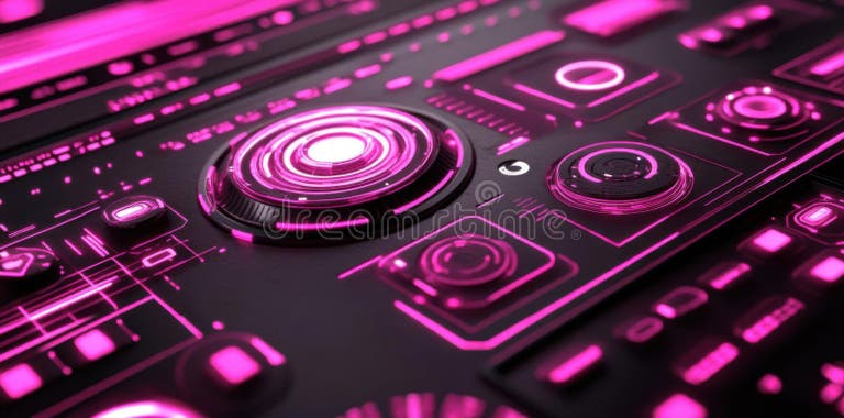 Explore Futuristic Interface with Pink Accent, Display Interface and ...
