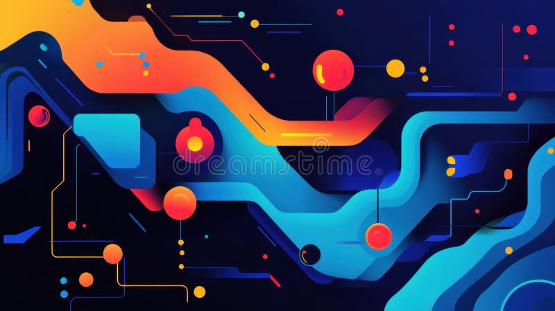 Explore a Futuristic Interface with Sleek Blue Designs, Highlighting ...