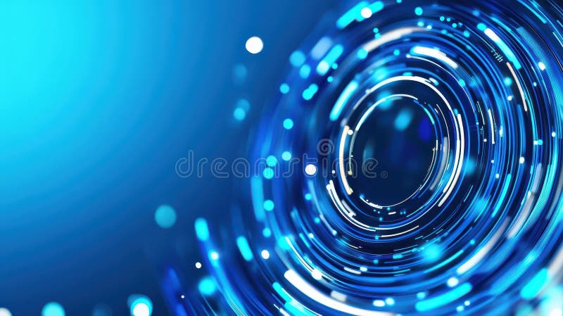 Explore a Futuristic Interface with Sleek Blue Designs, Highlighting ...