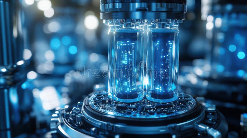 Explore Futuristic Tech, Bright Blue Innovation, High Tech Circuitry ...