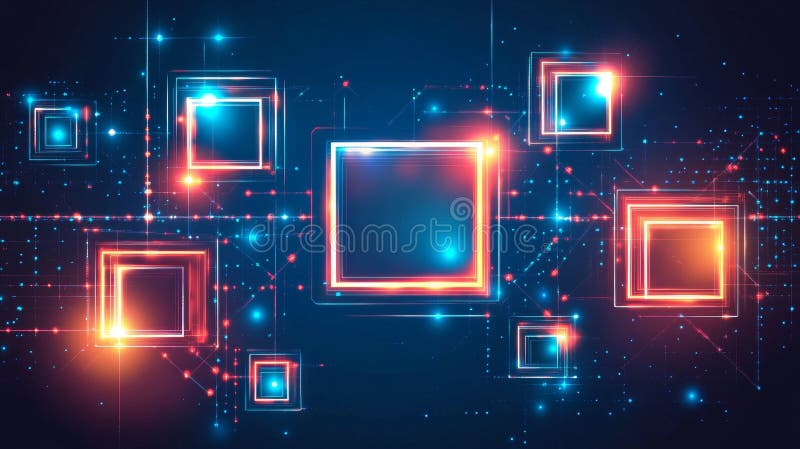 Explore a Futuristic Virtual Space Composed of Dynamic, Colorful Cubes ...