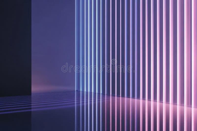 Explore Geometry with Illuminated Stripes and Reflections on Modern ...