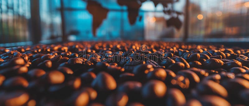 Explore Global Connections through the Rich Texture of Coffee Beans in ...