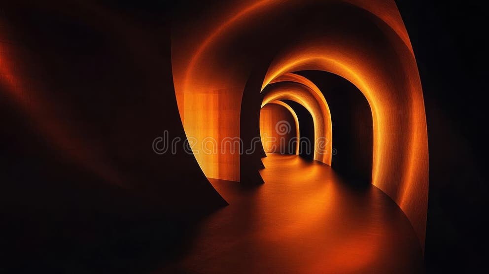 Explore Glowing Arches, a Modern Architectural Design with Warm, Earthy ...