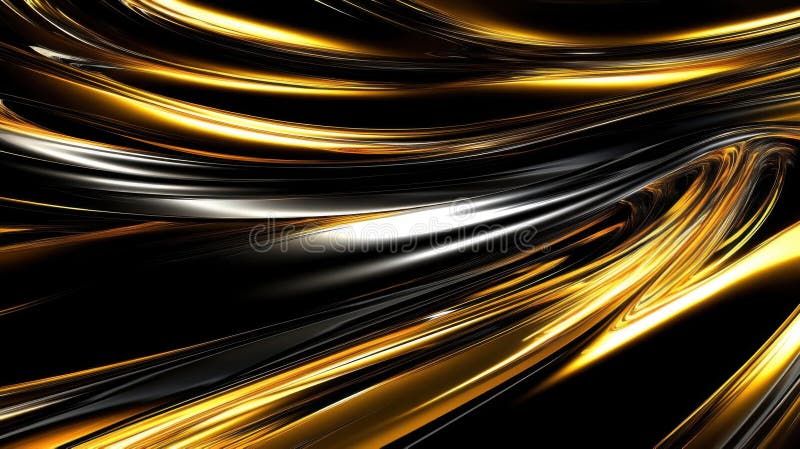 Explore Golden and Silver Abstract, Shiny Elegant Motion, Design ...