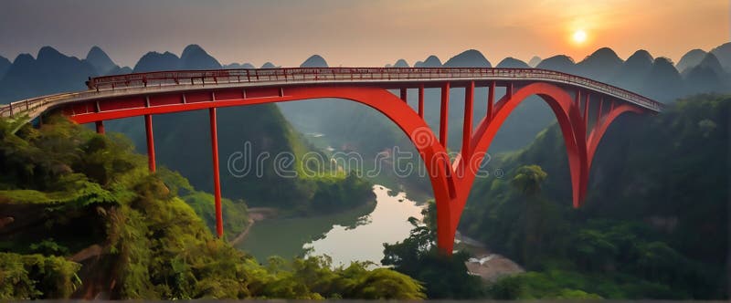 Catherine Bridge: a Stately Icon of Architectural Splendor Stock ...