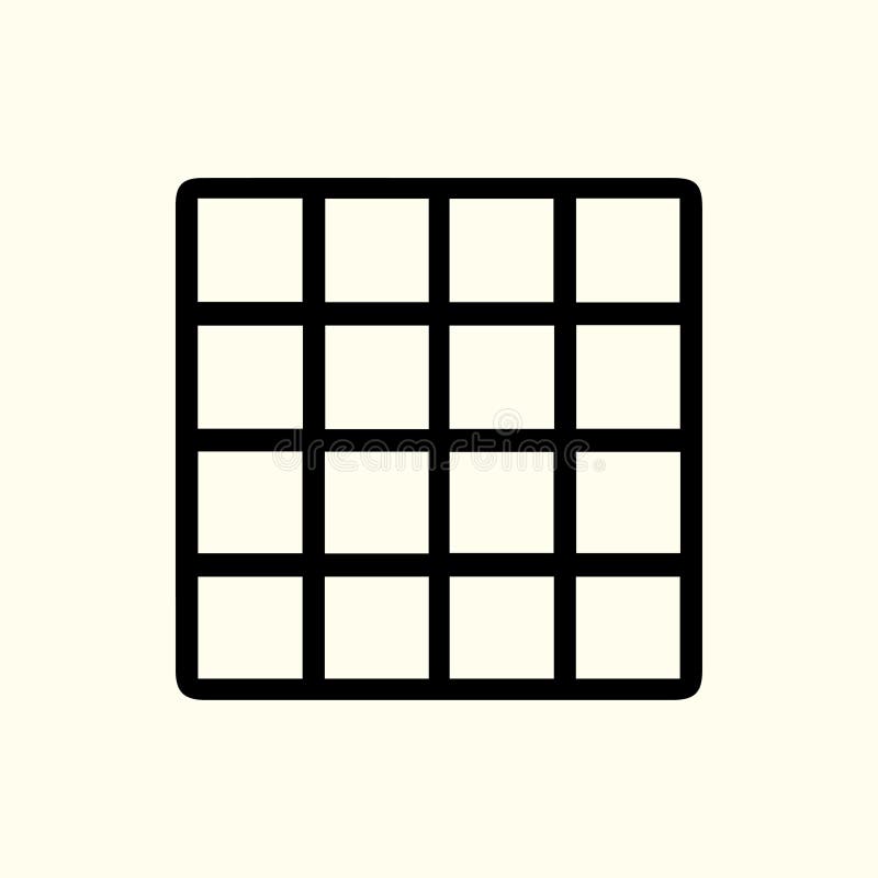 Explore the Grid Structure a Simple yet Intriguing Visual Design Stock Illustration ...