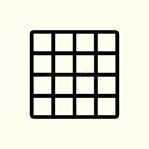 Explore the Grid Structure a Simple yet Intriguing Visual Design Stock Illustration ...