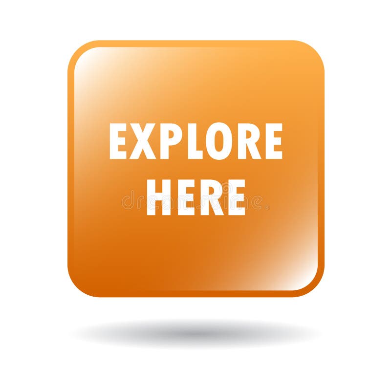 Explore here web button stock illustration. Illustration of action ...
