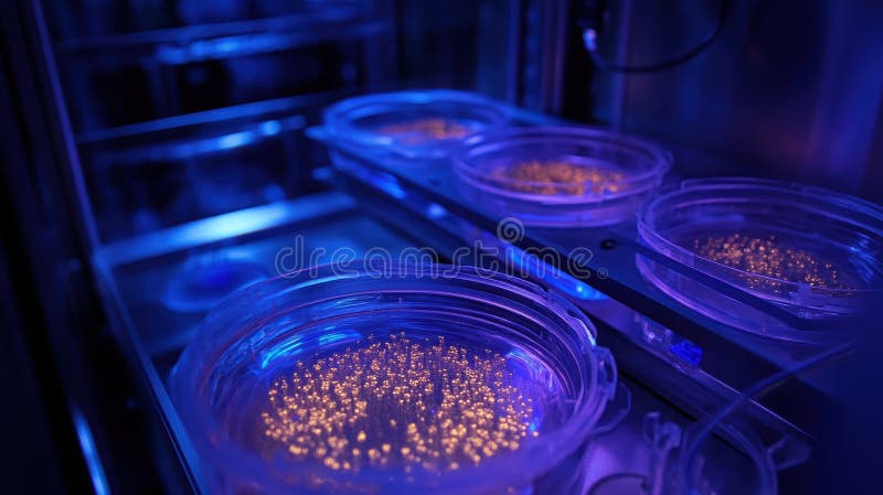 Advanced Bioreactor in High-Tech Cell Culture Laboratory Environment ...