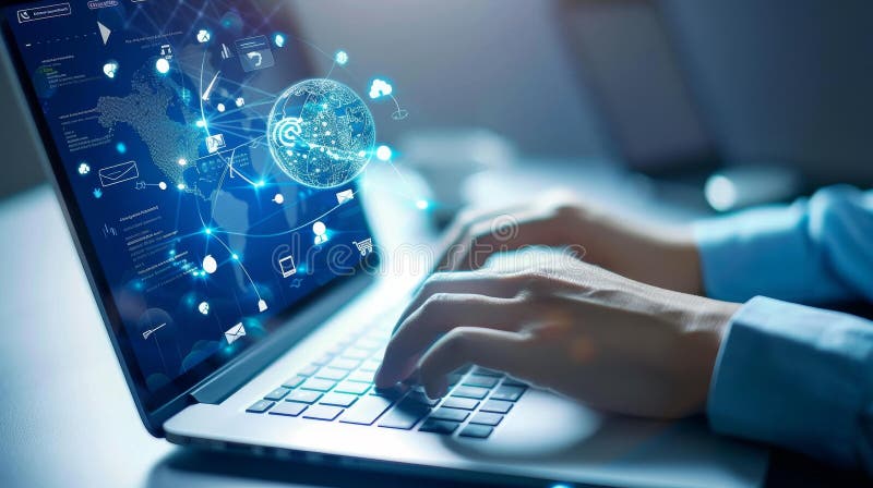 Explore How Technology Shapes Todays Society in Profound Ways, Ai Generated Stock Illustration ...