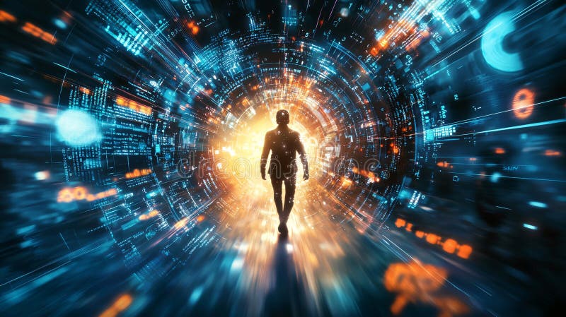 Explore the Hypothetical Journey of a Person Dissolving into Time ...